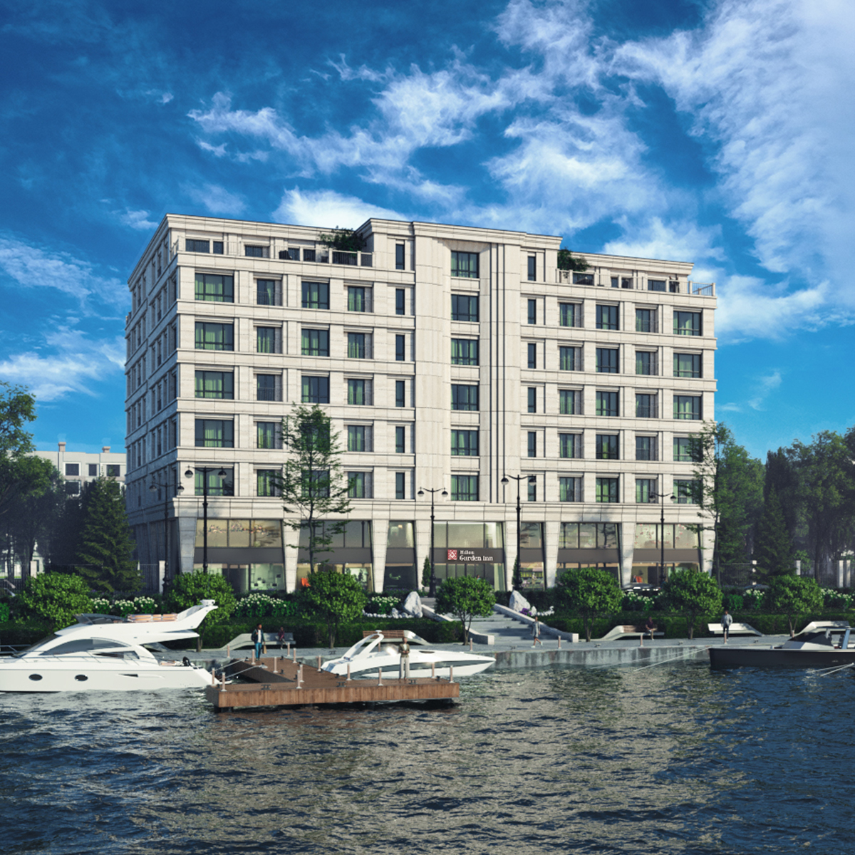 Profitable house Hilton, key visual - Vision Division